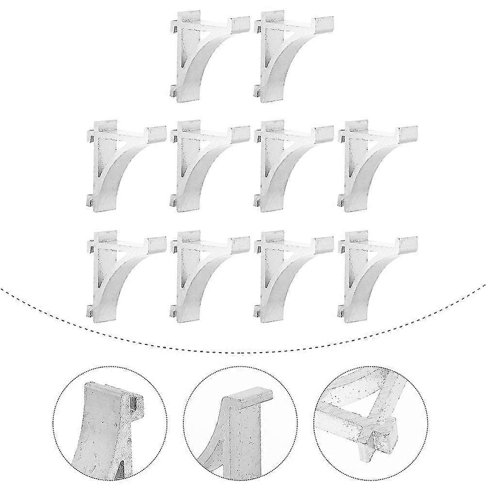 8pcs Refrigerator Shelf Clips Aluminum Cooler Shelf Support Hooks ...