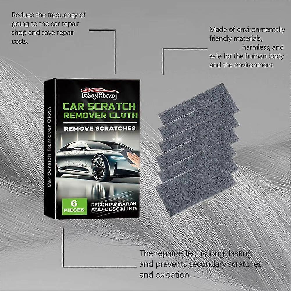 6/12/18pcs Nano Magic Cloth Easily Repair Paint Scratches Car Scratch ...