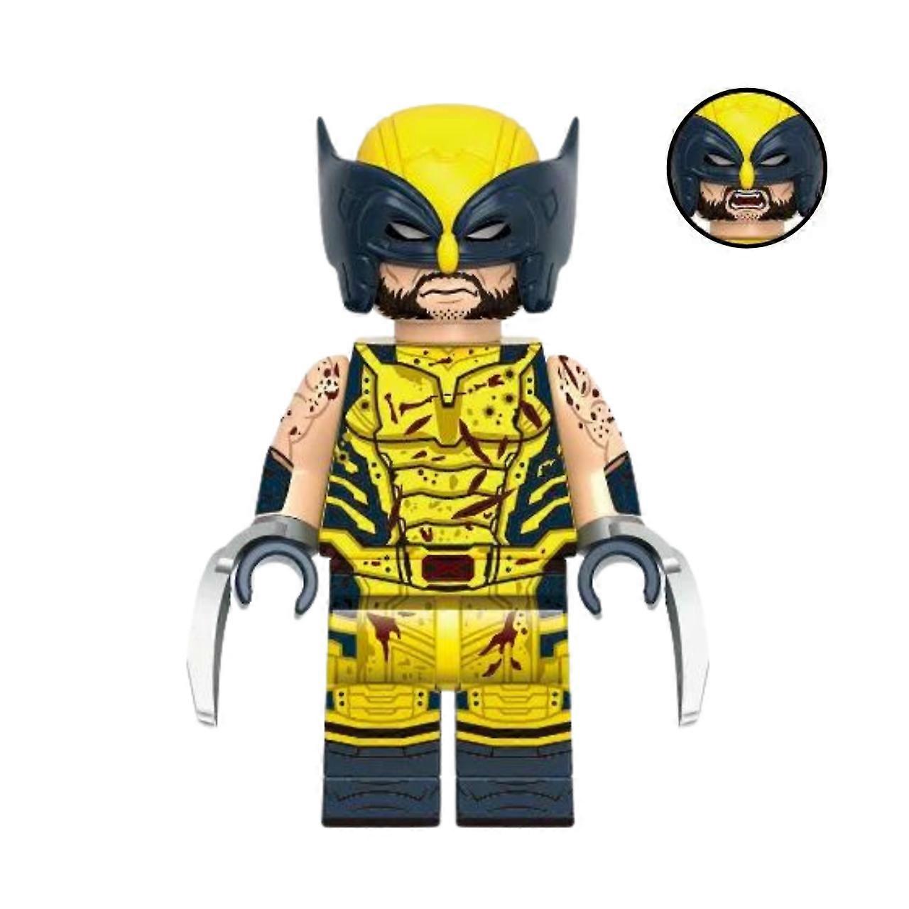 Deadpool X Wolverine Gambit X-23 Kimiko Minifigure Set With Weapons ...