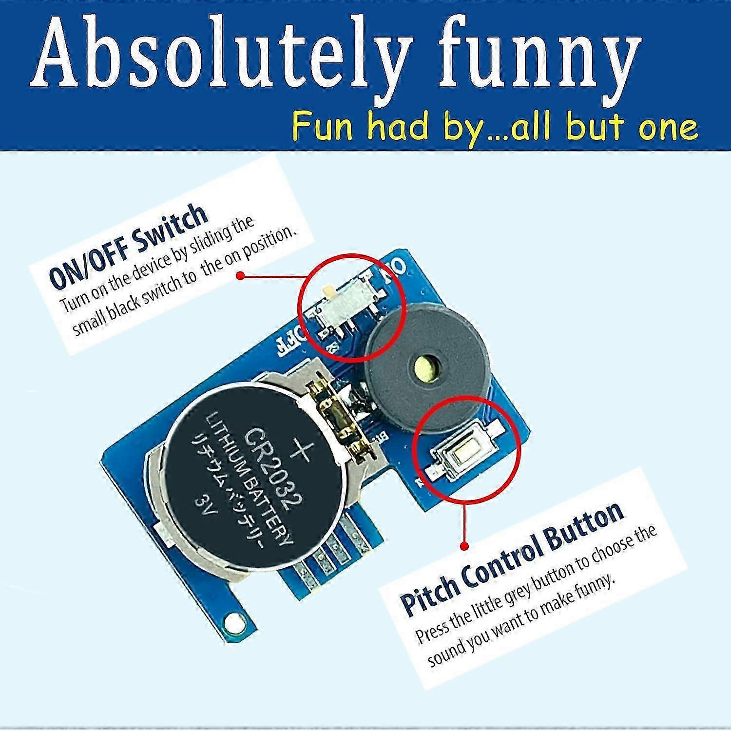 Cricket Noise Maker Prank Toy (6 Pcs), Annoying Hidden Pranks Beeping ...