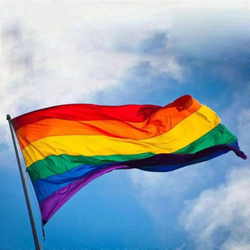 90x150cm LGBT Flag For Gay Rainbow Flags For Lesbian Gay Pride Parade Banners Colorful Rainbow ...