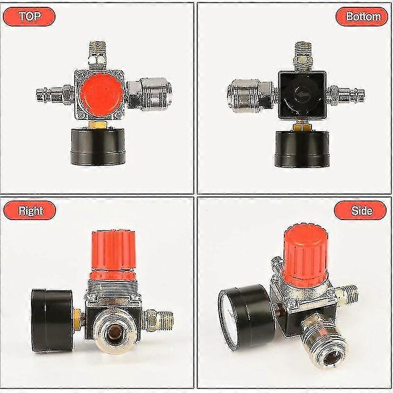 Compressed Air Pressure Reducer 1/4, European Standard Pressure Reducer ...