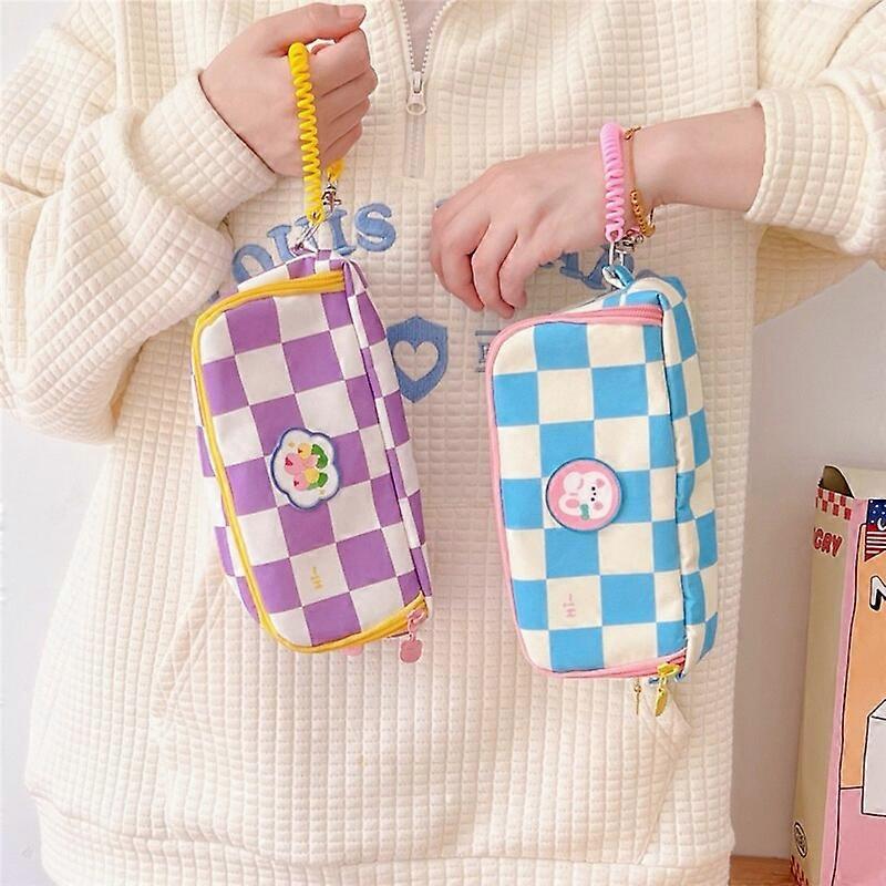 Portable Cartoon Bear Pencil Case With Pen Insert Animal Cute Pencil ...