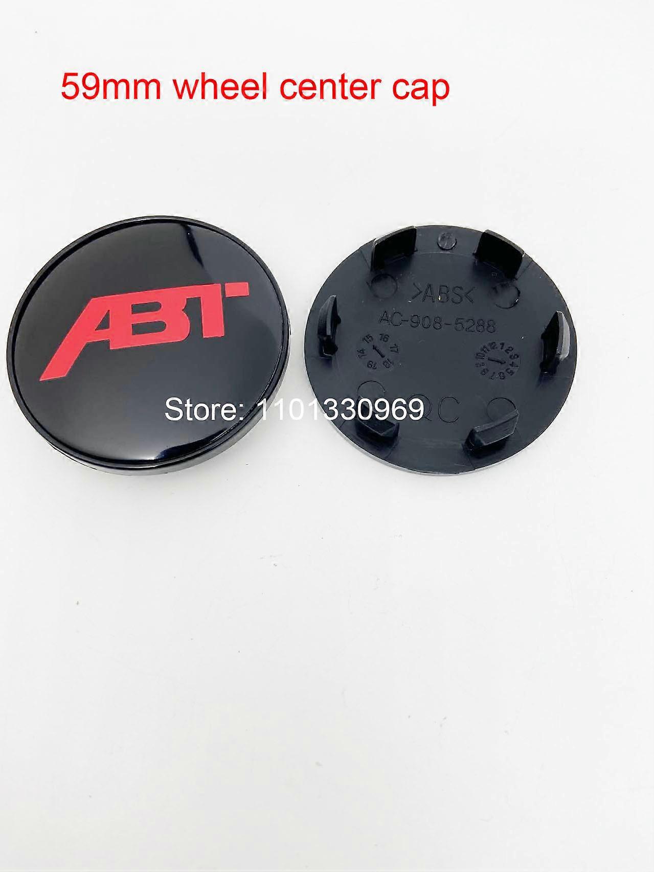 4pcs 56mm 59mm 60mm 63mm ABT Car Badge Wheel Center Hub Rim Caps Logo ...