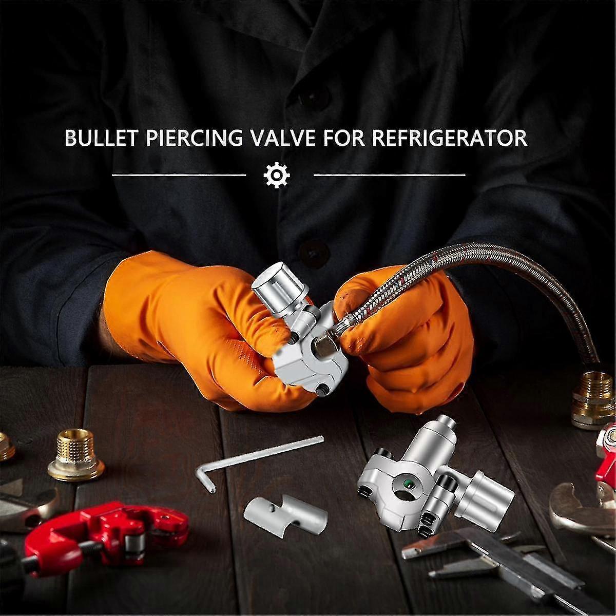 10Pack BPV-31 Piercing Valve Line Tap Valve Kits Adjustable for Air ...