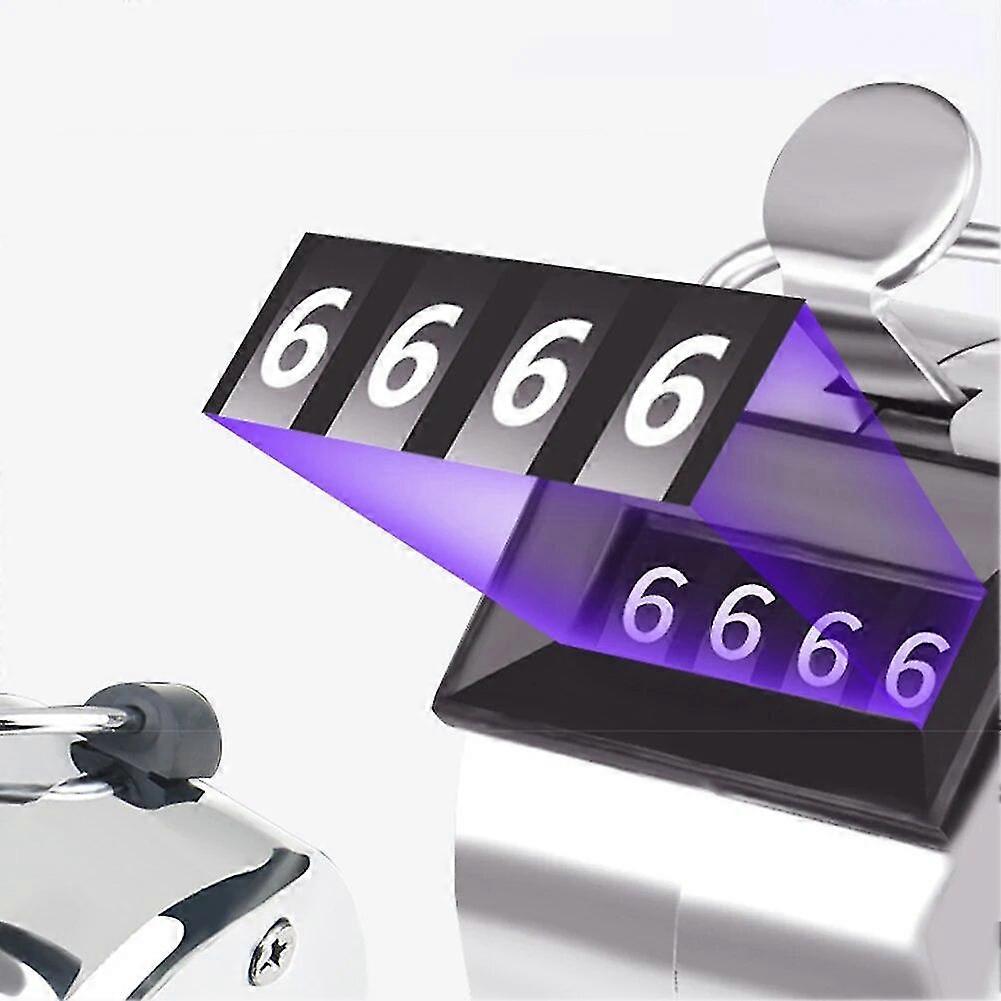 4 Digit Number Mini Portable Manual Press Tally Counter Display ...