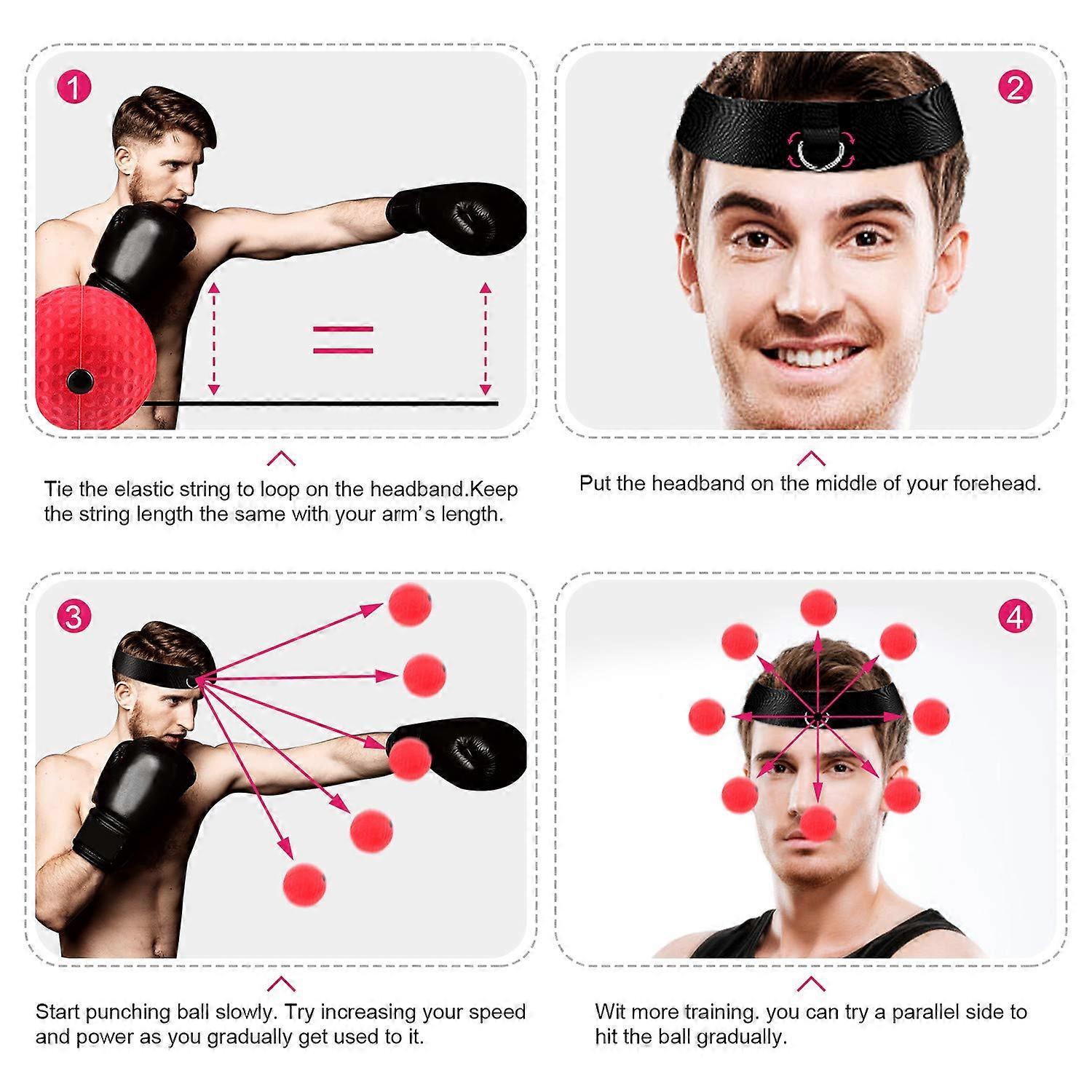 Upgraded boxing reflex ball, Mma boxing training ball, speed training ...