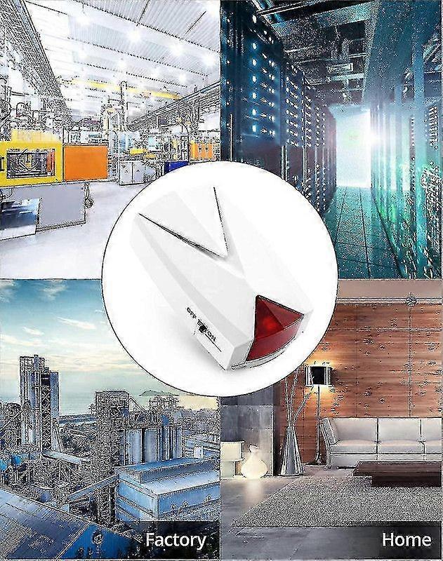 2 Pack,power Failure Alarm, 118 Db Loud Siren With Led Light, 110v To ...