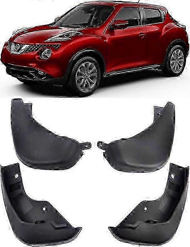 Genuine Front & Rear Splash Guard Mud Flaps For 2010-2019 Nissan Juke ...
