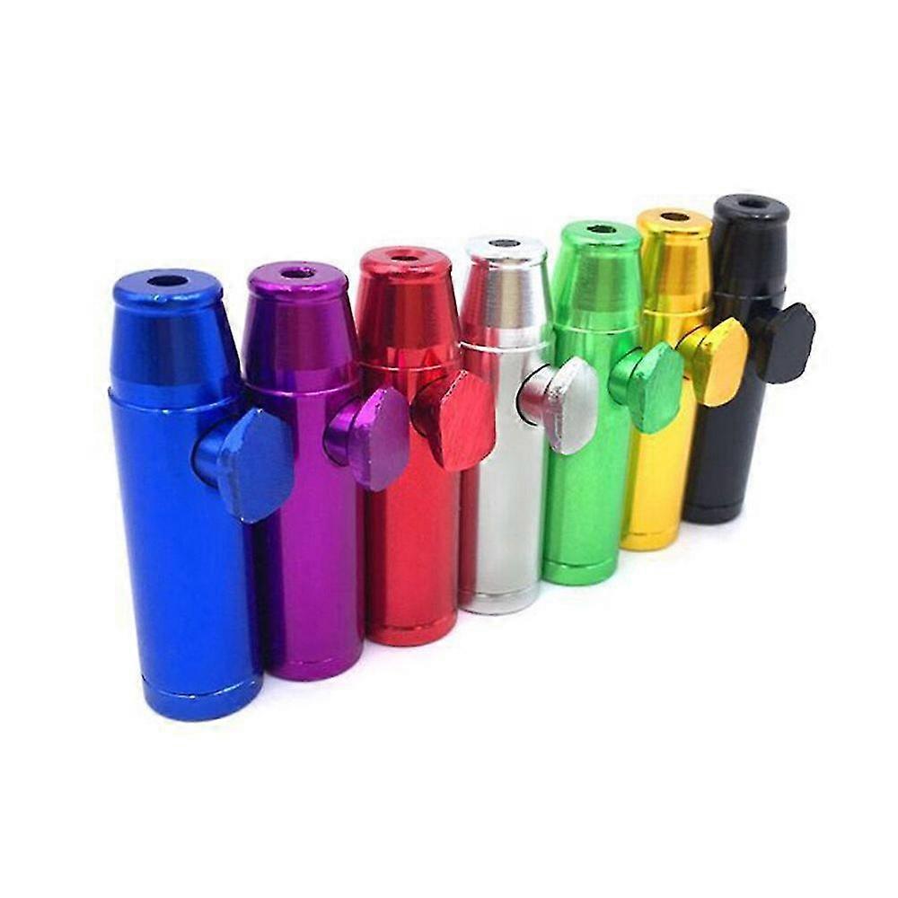 HJyang Aluminium Alloy Snuff Dispenser Portable Metal Bullet Nasal Sniffer (green) PFD | Fruugo UK