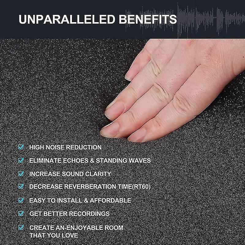 60 Pcs Sound Insulation Board Sound Insulation Studio Foam,for Wall ...