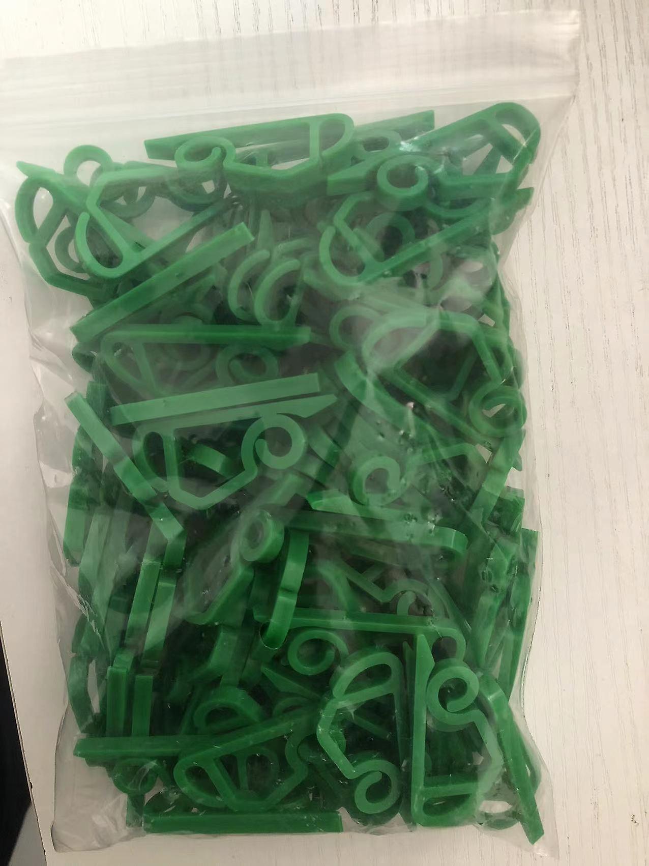 100 Pack Christmas Light Clips Outdoor - Weatherproof Green Plastic ...