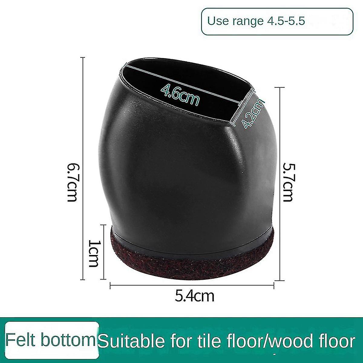 10x Rubber Bed Office Chair Wheel Stopper Furniture Legs Caster Cups ...