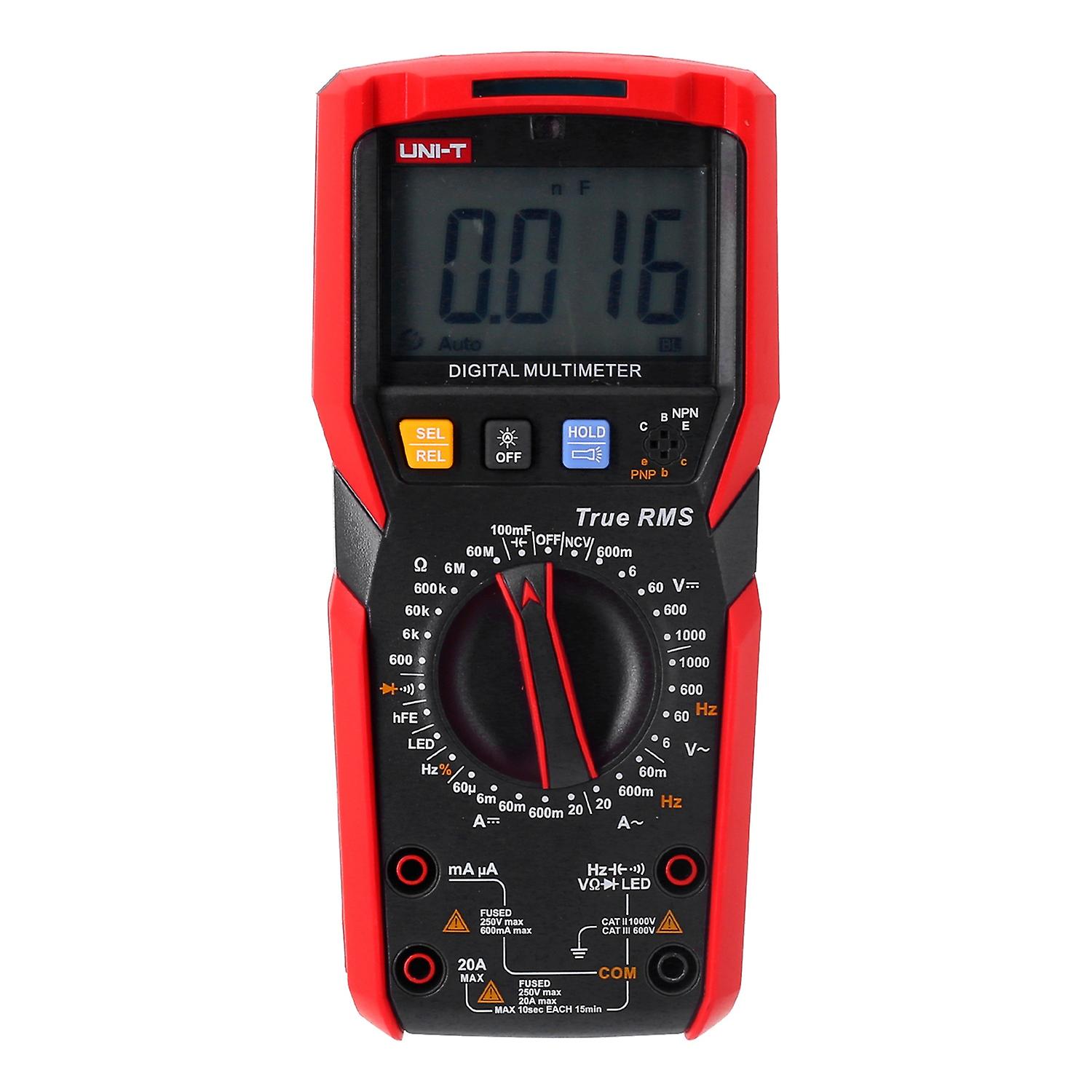 UNI-T UT89XD Digital Multimeter NCV Detection Precise Fireproof LED ...