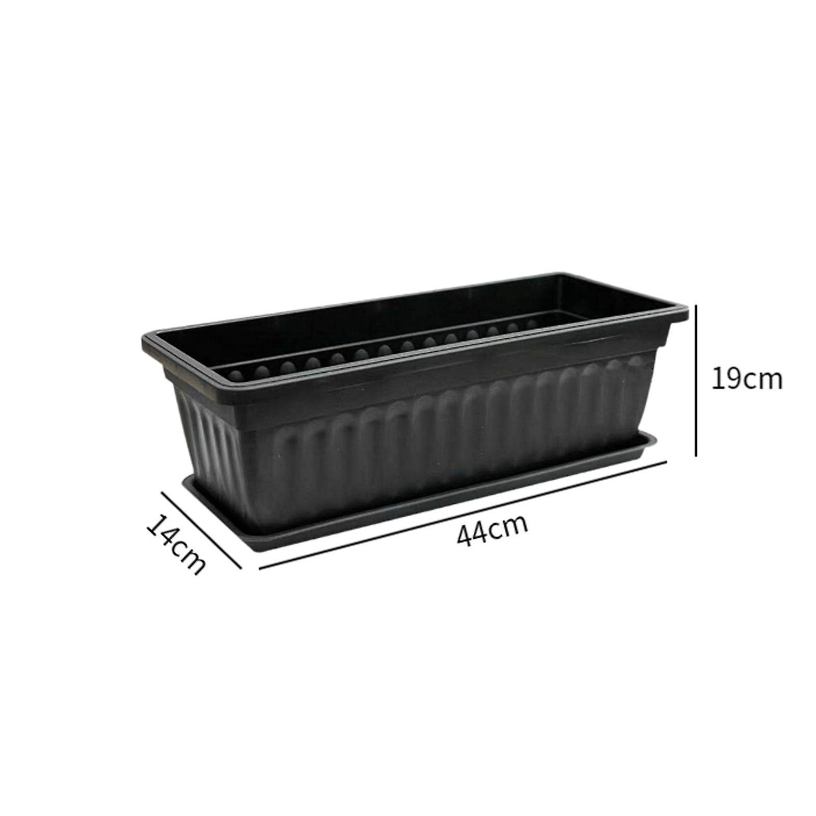 Window Box Planter 17 inch Flower Box Pot for Windowsill Indoor Outdoor ...