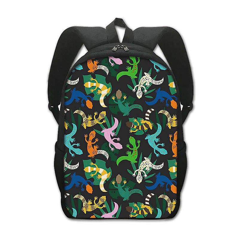 Crested Gecko / Bearded Dragon Backpack For Teenager Boys Girls Pet ...