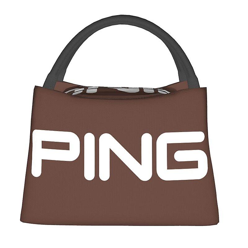 Golf Logo Insulated Lunch Bags For Women Resuable Thermal Cooler Lunch ...