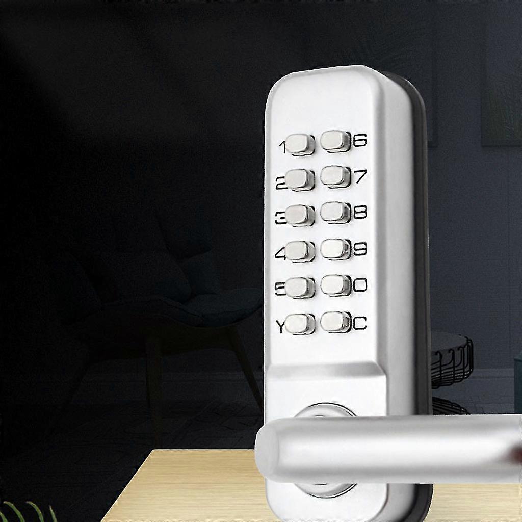 Keyless Digital Combination Locks Keypad Entry Door Lock Waterproof No ...
