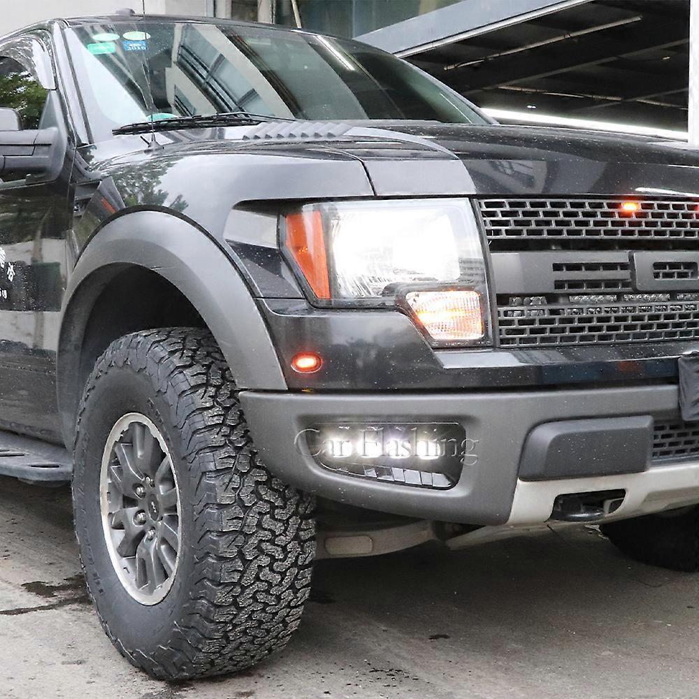 1 Pair DRL LED Daytime Running Lights For Ford Raptor SVT F150 2009 ...