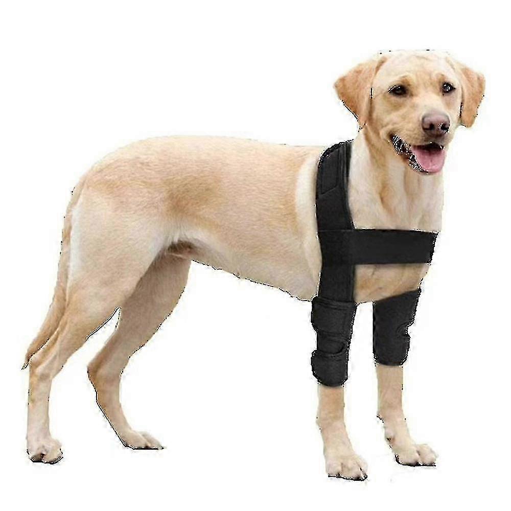 Dog Front Leg Hock Braces Elbow Protector Canine Wrap Protects Wounds ...