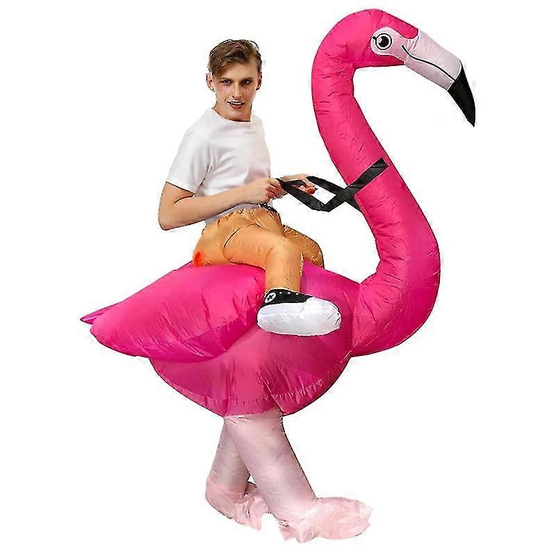 Carnival Flamingo Inflatable Costume - Funny Cosplay Halloween Costume ...