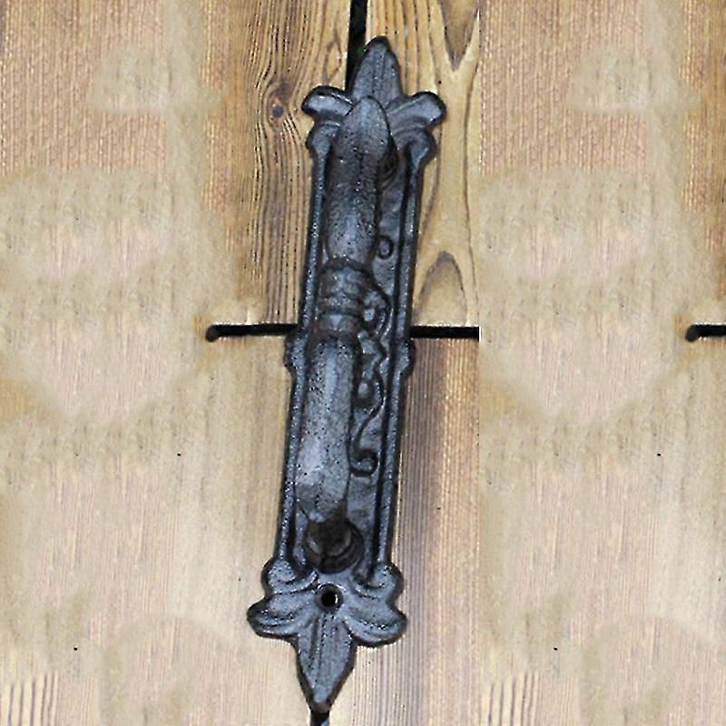European Retro Cast Iron Craft Door Handles For Garden/courtyard Door ...