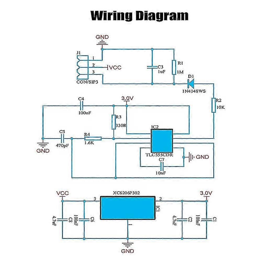 12pcs Capacitive Soil Moisture Sensor Module 3.3-5.5v 3-pin W/gravity ...