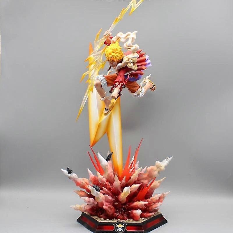 50cm Nika Luffy Aniem One Piece Luffy Gear 5 Action Figure Sun God ...