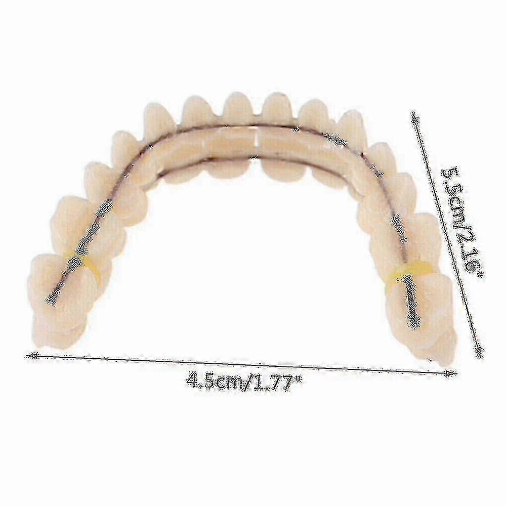 Smile Snap On False Teeth Upper Lower Dental Veneers Dentures Tooth ...