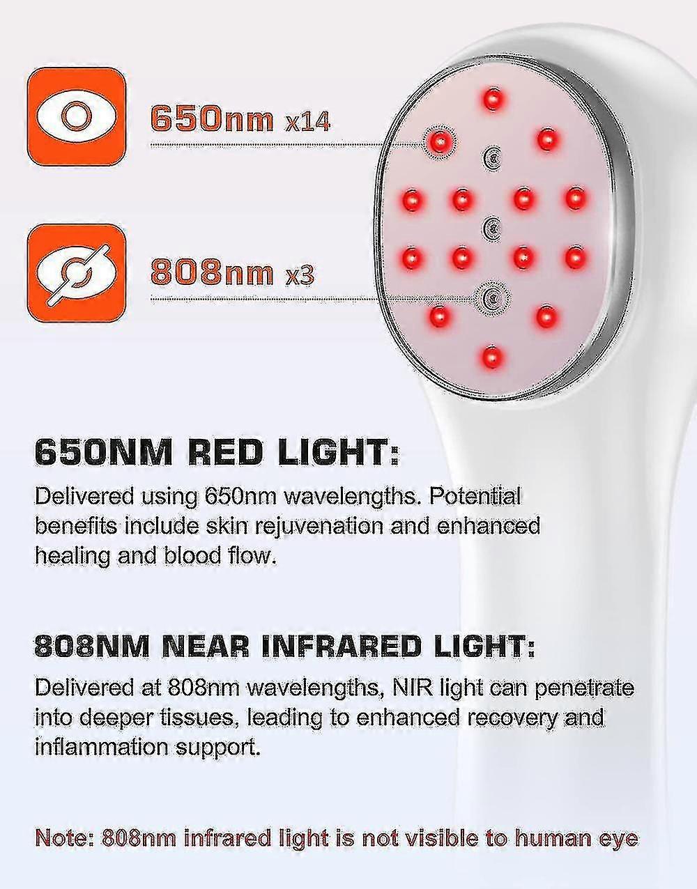 Red Light Therapy Device Arthritis Wound Healing Laser Pain Relief Cold ...