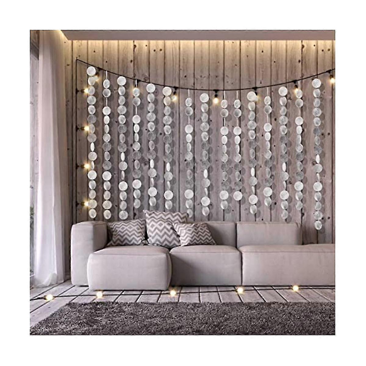 60 Pcs 2 Inch Round Capiz Shells With 2 Holes Round Natural Shell White ...