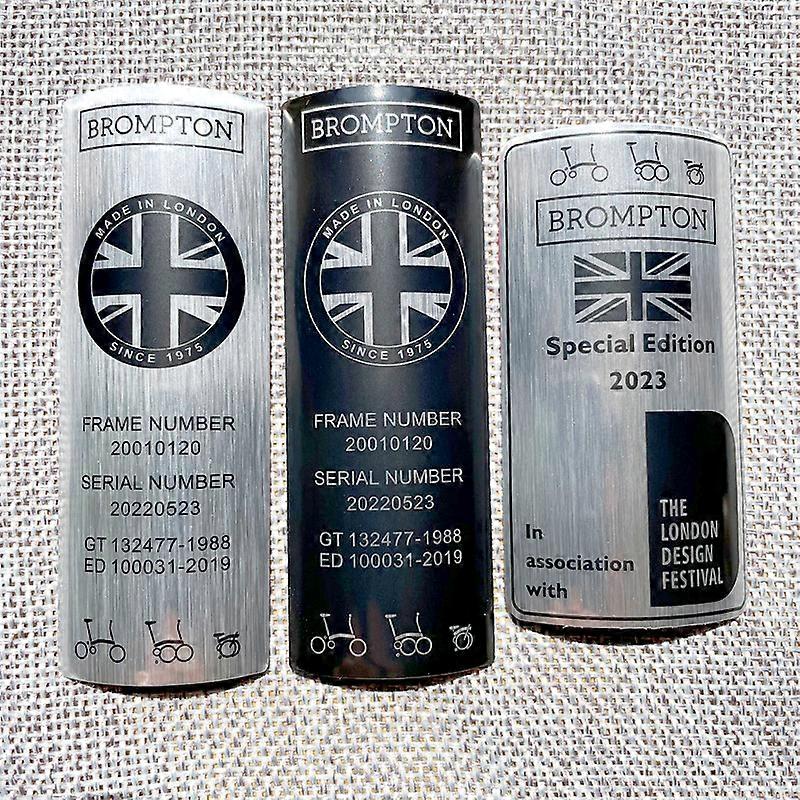 Folding bicycle frame decorative aluminum alloy sticker steam fork ...