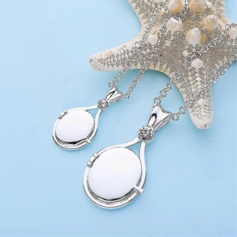 H2o Same Pendant red sand imprint necklace Mermaid shell openable and closable pendant ...