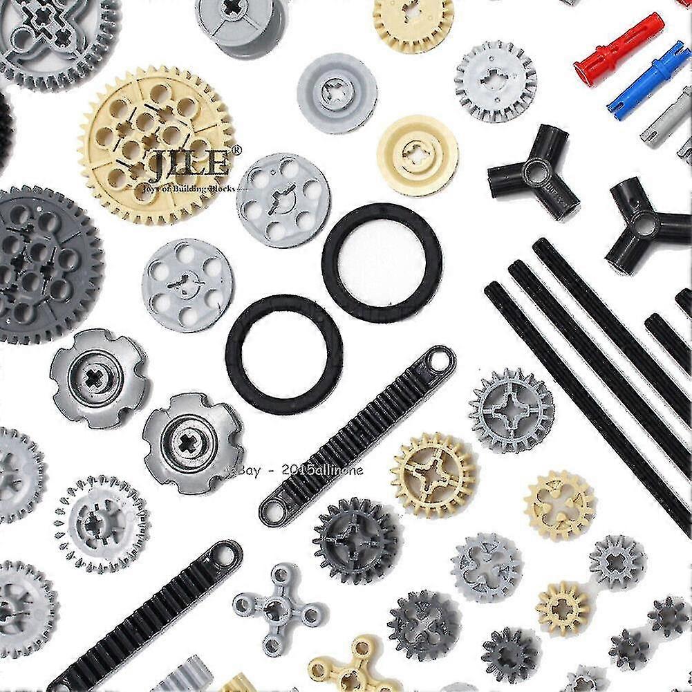 116 Pcs Technical Gears Axle Pin Connectors - Wheels Connectors Rack ...