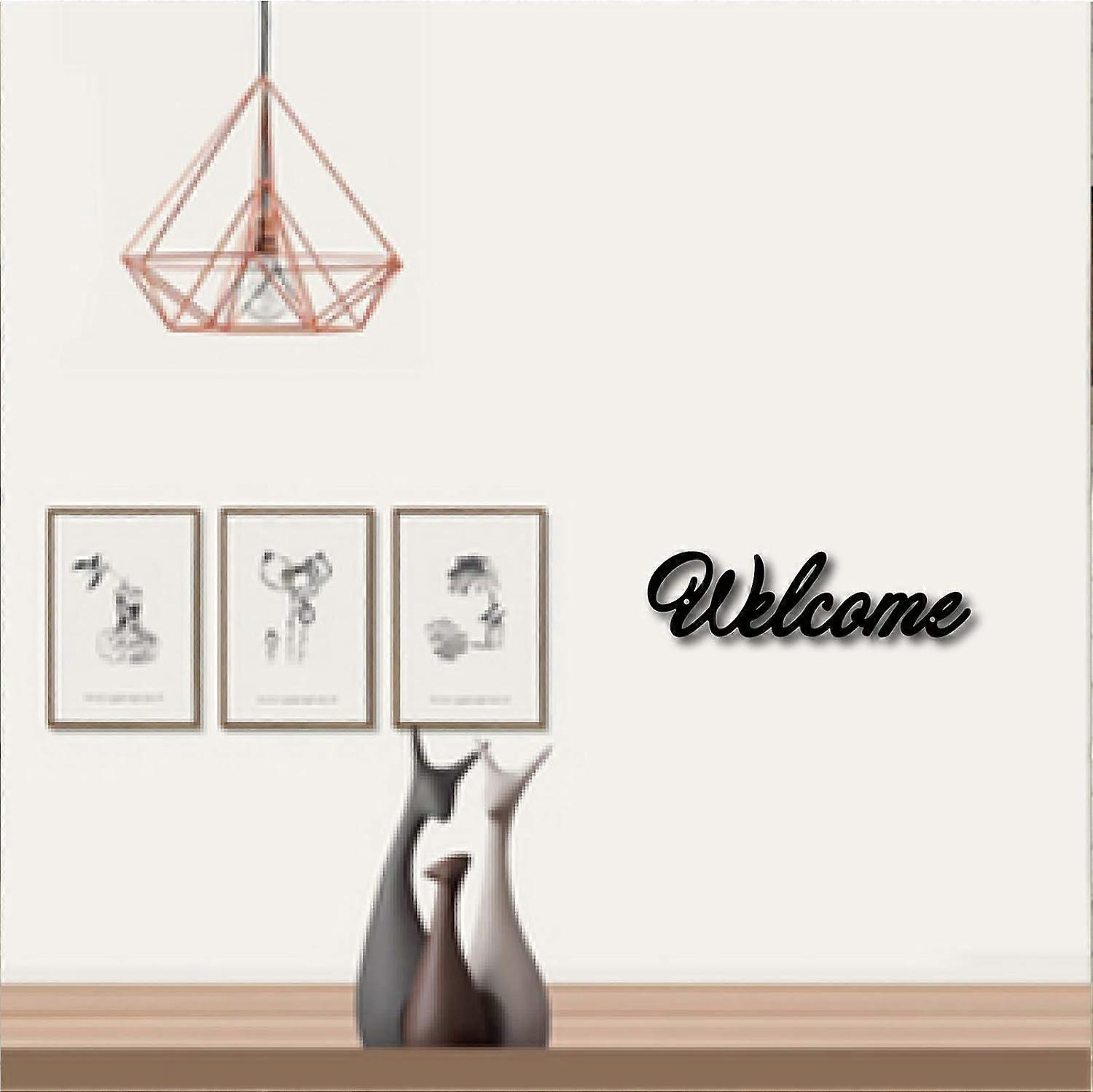 Welcome Wooden Letters Cutout Signs Laser Cut Wood Sign Art Words ...