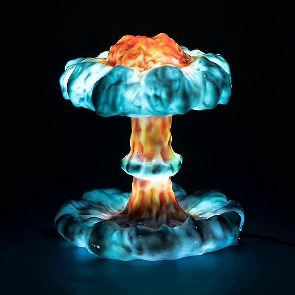 New 3d Mushroom Cloud Nuclear Lamp, Atomic Bomb Model Atmosphere Lamp ...