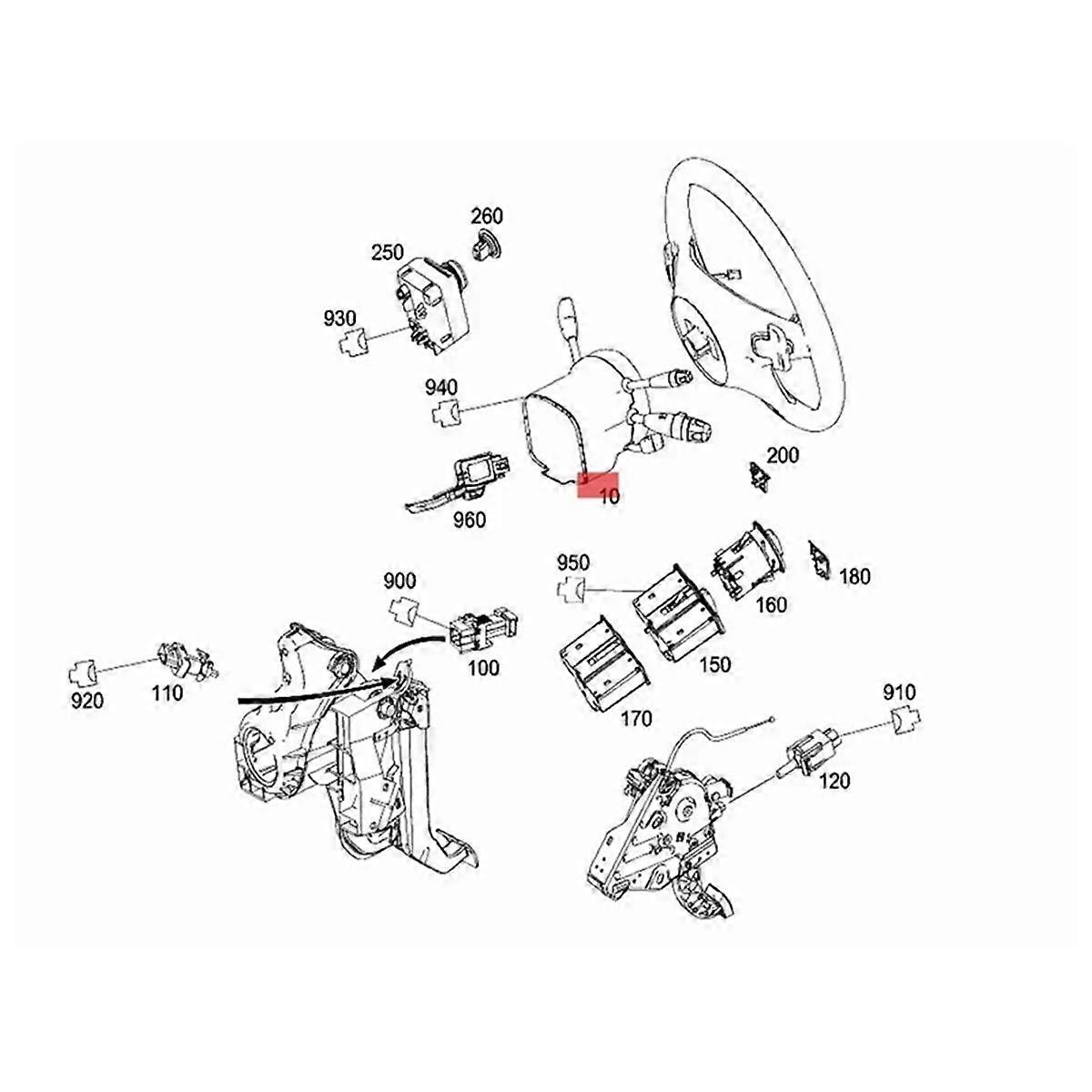 Me Rc Ed Es Be Nz FG W204 W207 W212 W218 Car Switch Control Unit ...