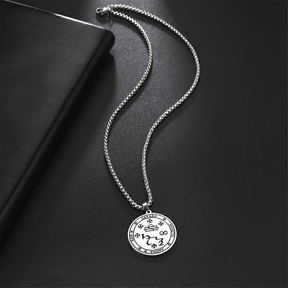 Fashion Archangel Azrael Seal Solomon Angel of Death Kabbalah Round ...