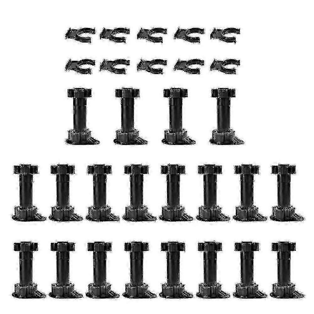 20pcs Furniture Feet Adjustable Cupboard Foot Leg Unit Cabinet Legs ...