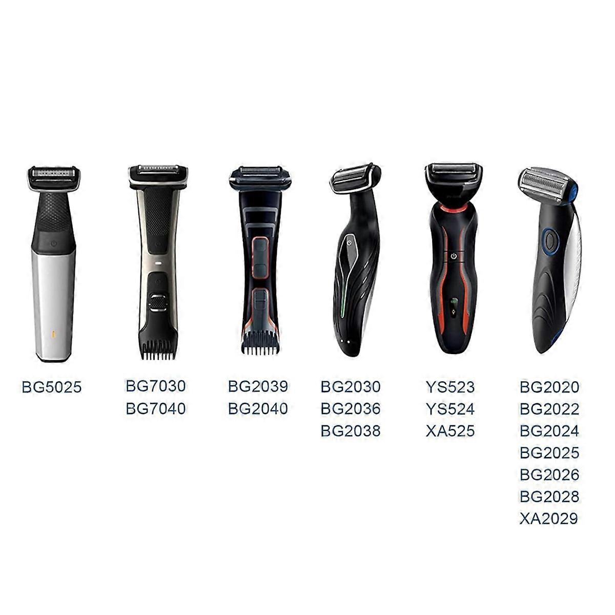 3 Pack BG5025 Replacement Blades, Compatible with Bodygroom Bodyworker ...