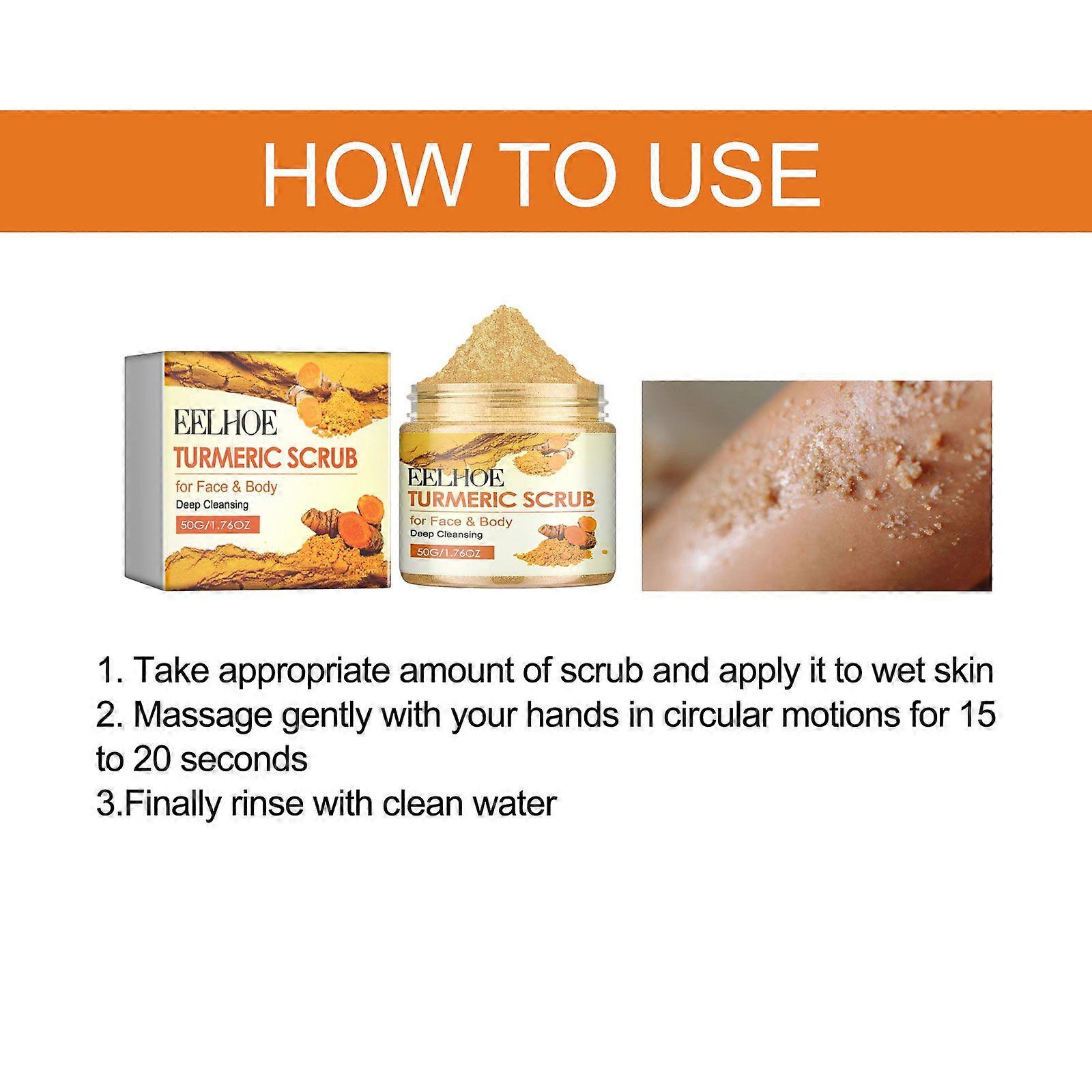 Turmeric Scrub, Body Cleanse And Repair Chicken Skin Elbow Joint Skin ...
