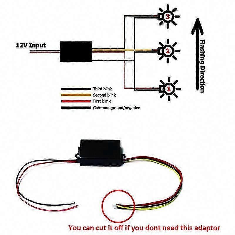 Car Turn Signal Light Sequential Flash Module Boxes with 3-Step ...