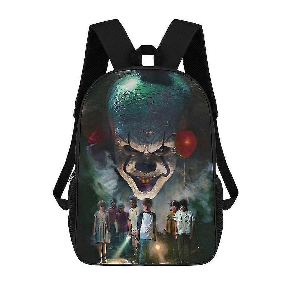 k1039 Clown Pennywise It Backpack Casual Daypack School Bag Bookbag ...