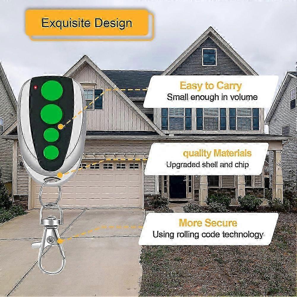 For M12 Gate Opener Remote Control 4-Button Transmitter for Automatic ...