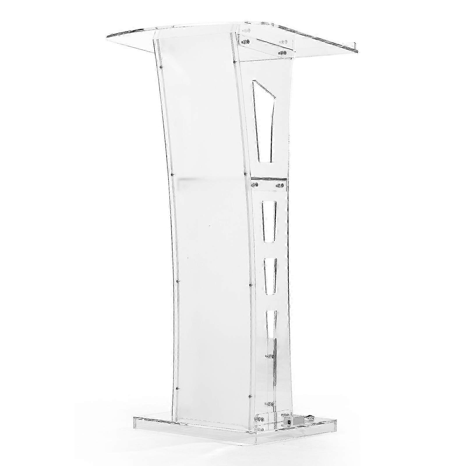 Acrylic church transparent lectern stand professional portable full ...