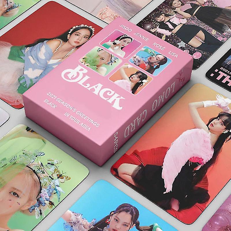 55pcs/set Kpop Bangtang Boys New Ablum 2022 Season's Greetings Girls Pink Photocard Bp Lomo ...