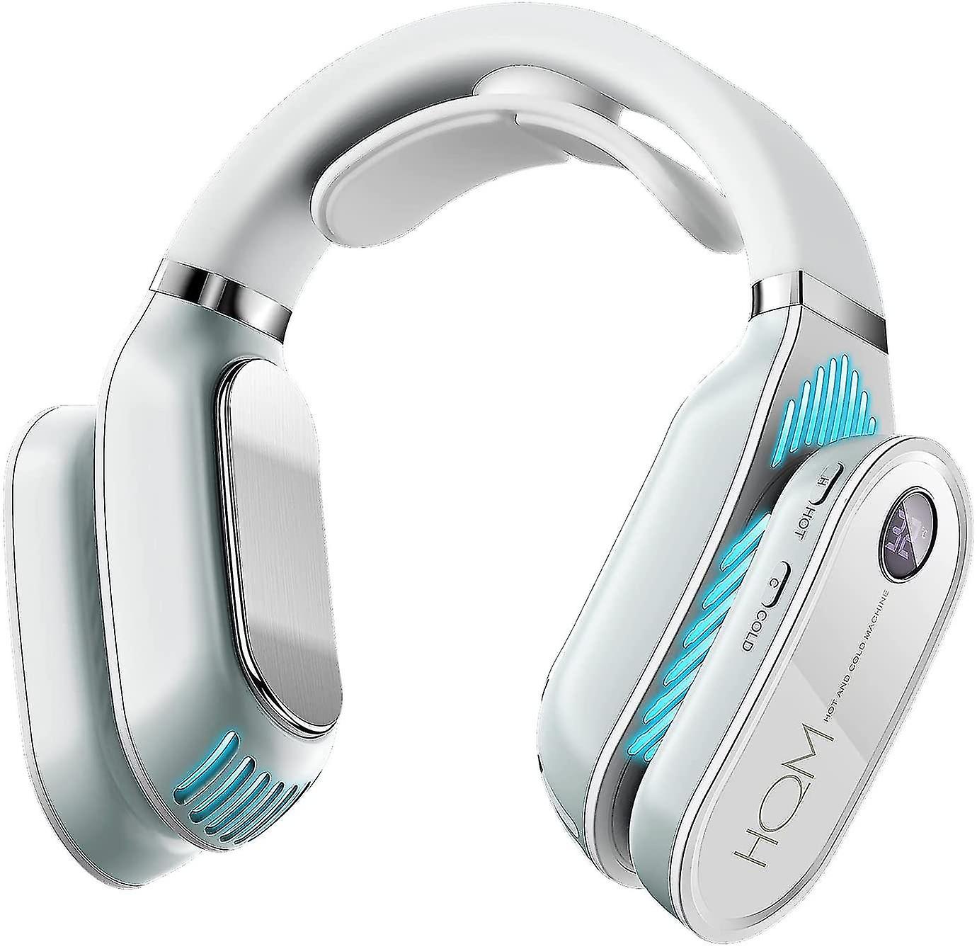 The portable neck fan from popular earphone design the leafless neck ...