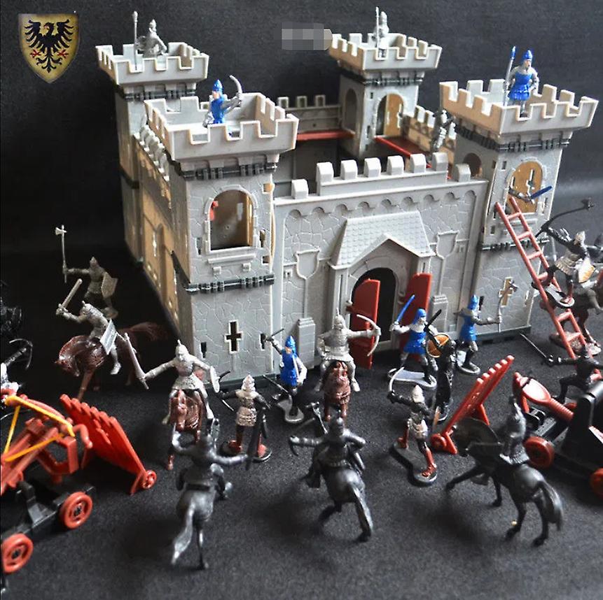 Medieval Castle Ancient Soldiers Military Fighting Villain Assembled ...