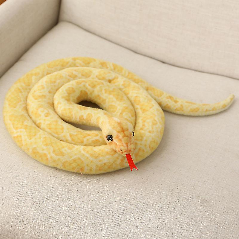 300 Cm Real Life Snake Plush Toy Giant Boa Cobra Simulation Long Snake ...