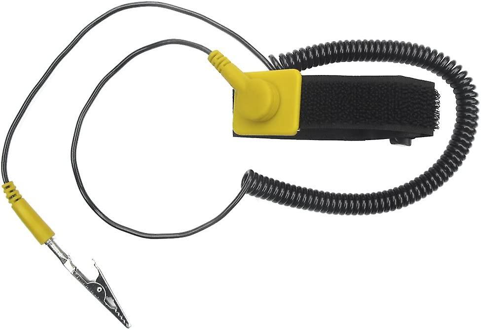 Ats-w24ykingwin Anti Static Wrist Strap Yellow, Adjustable Esd Wrist ...